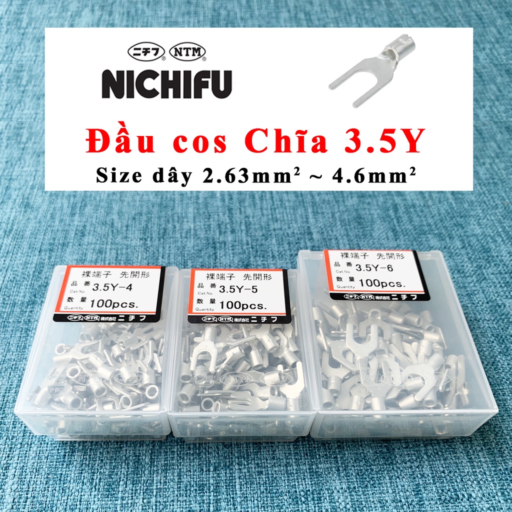 Đầu cos 3.5Y Nichifu Nhật Bản cốt cosse đồng chữ Y càng cua trần 3.5Y-4 3.5Y-5 3.5Y-6 | Shopee ...