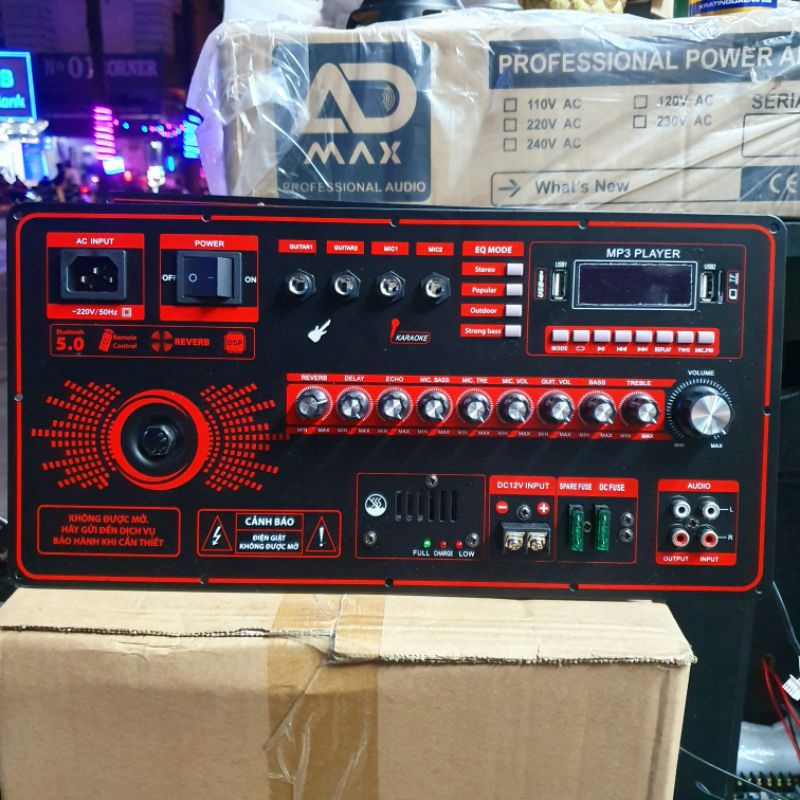 BO MẠCH VHM 300W MẠCH LOA KÉO 300W NGUỒN XUYẾN ECHO REVERB DSP CHỐNG HÚ ...