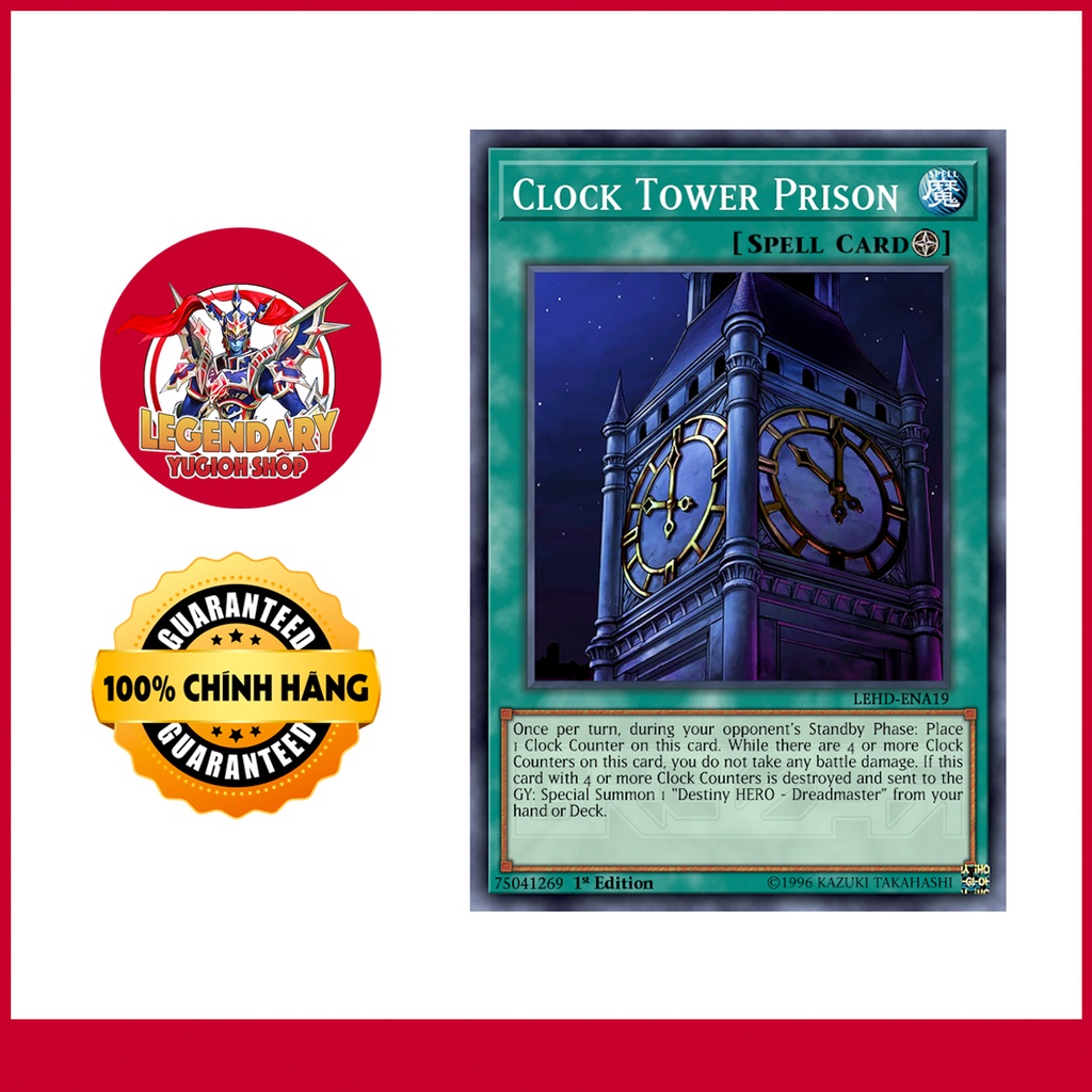 [Thẻ Bài Yugioh Chính Hãng] Clock Tower Prison | Shopee Việt Nam