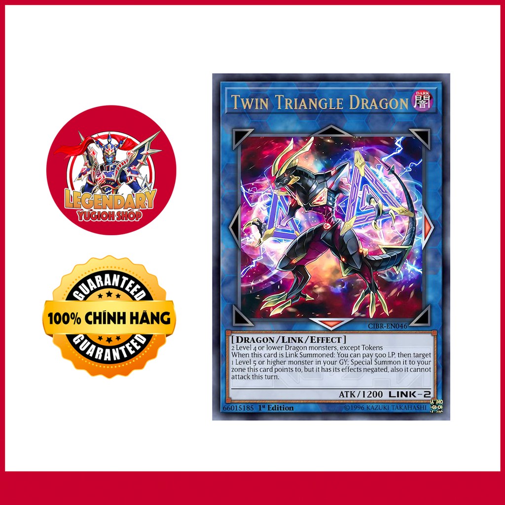 [Thẻ Bài Yugioh Chính Hãng] Twin-Triangle Dragon | Shopee Việt Nam
