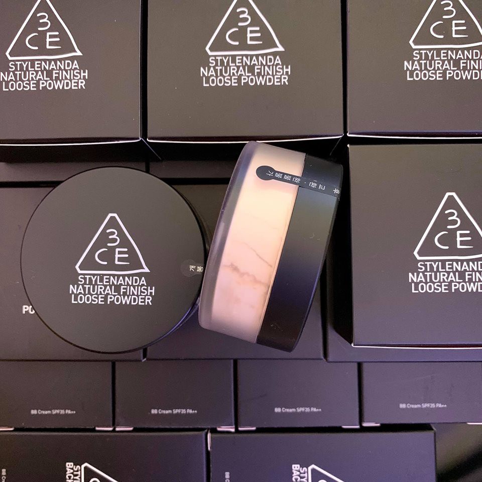Phấn phủ bột 3CE Natural Finish Loose Powder hộp 20g | Shopee Việt Nam