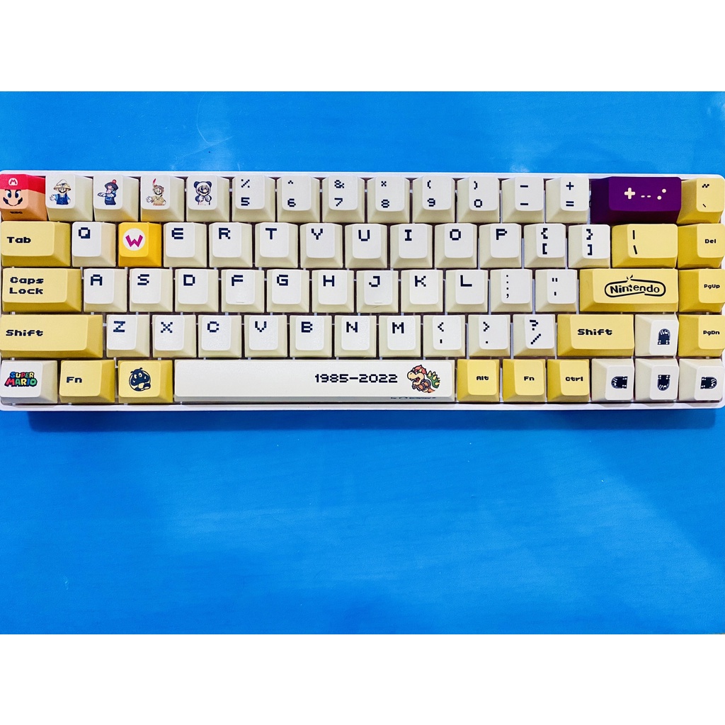 Bàn Phím Custom Tester 68 + Mario Keycap + Outemu Switch | Shopee Việt Nam