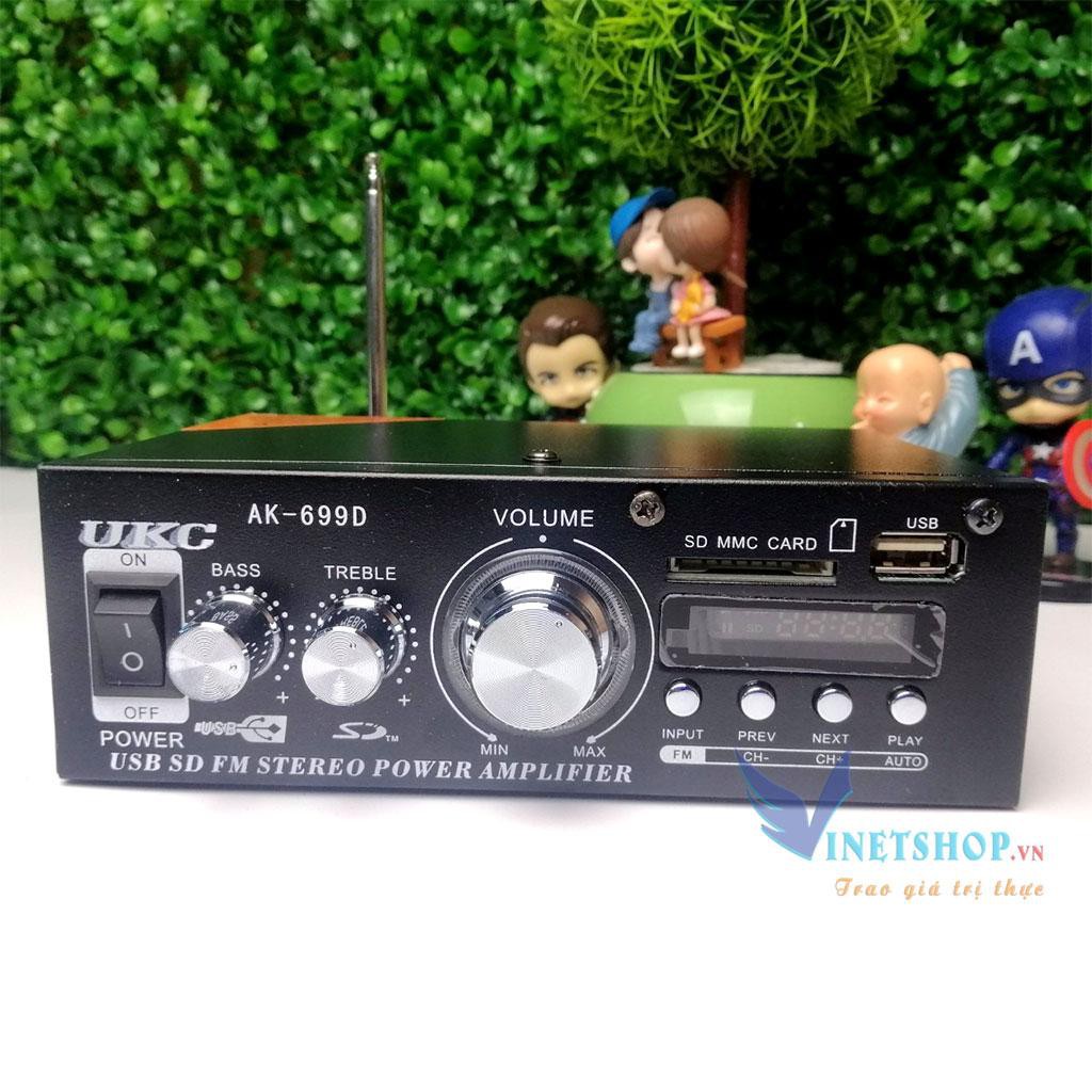 Ampli Mini AK-699D 12V+220V - 180W+180W 3 in 1 -dc3139 | Shopee Việt Nam