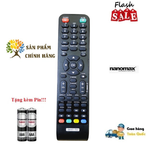 Remote Điều khiển tivi Nanomax LED/LCD/Smart TV- HÀNG CHÍNH HÃNG theo ...
