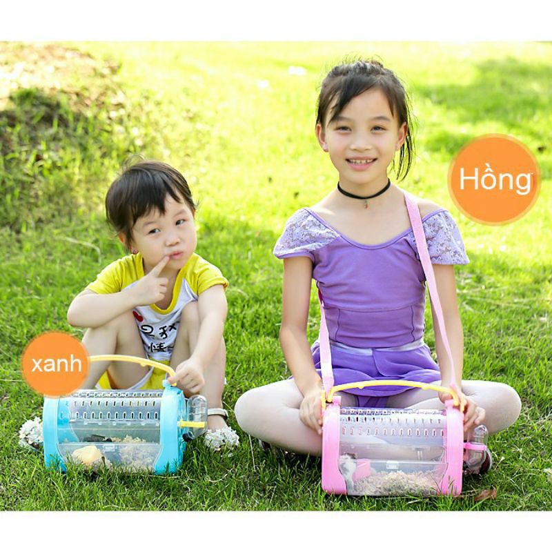 Lồng xách đi chơi nắp mika cho Hamster , sóc , thú nhỏ | Shopee Việt Nam