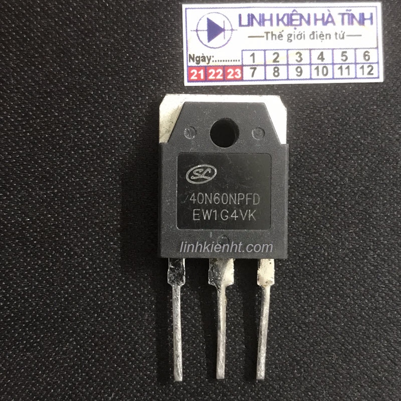 IGBT 40N60 G40N60 40N60NPFD 40N60FD1 THÁO MÁY | Shopee Việt Nam