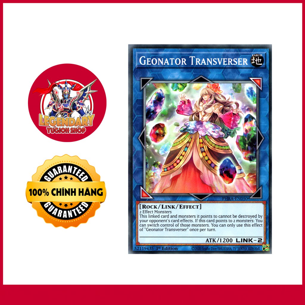[Thẻ Bài Yugioh Chính Hãng] Geonator Transverser | Shopee Việt Nam
