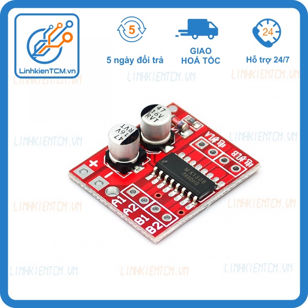 Mạch cầu H điều khiển động cơ bước động cơ DC L298 mini - MX1508 (Cái ...