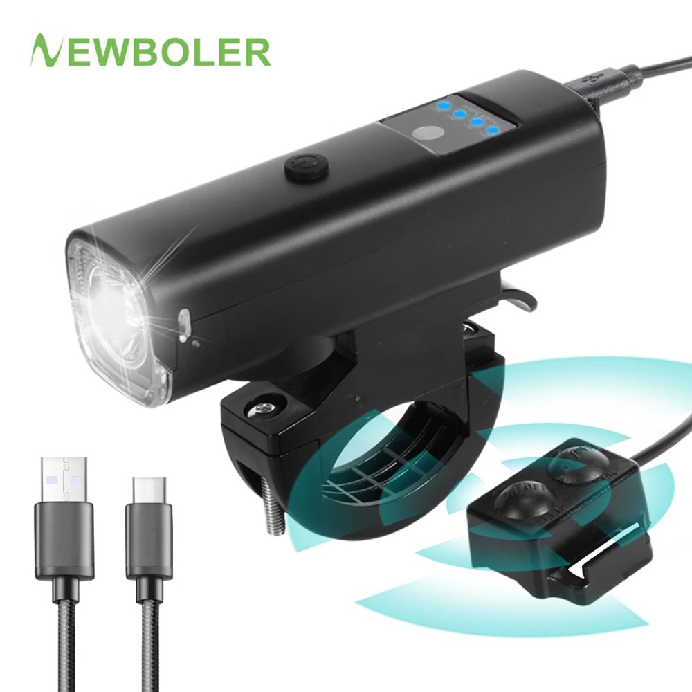 Newboler 1000 Lumens Đèn xe đạp nổi bật Đèn pha xe đạp chống nước được thiết kế với cảm biến ...