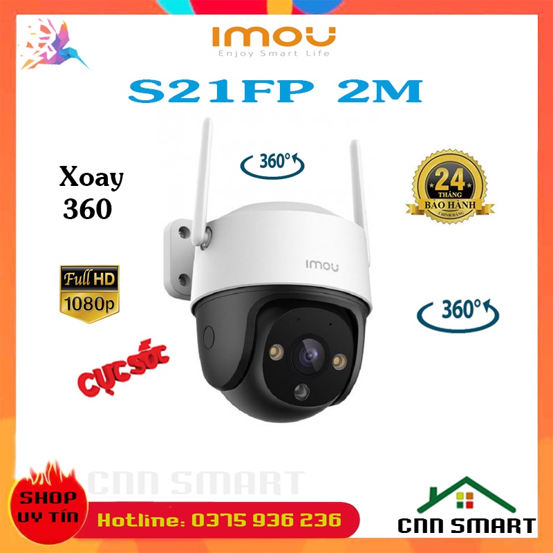 Camera IMOU IP Wifi ngoài trời S21FP 2MB, S41FP 4MB 2K Màu Đêm, xoay ...