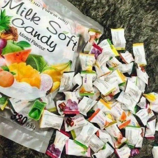 Kẹo dẻo trái cây Milk Soft Candy Thái Lan | Shopee Việt Nam