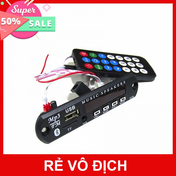 Mạch Giải Mã MP3 USB/TF/AUX/Bluetooth 7-12VDC | Shopee Việt Nam