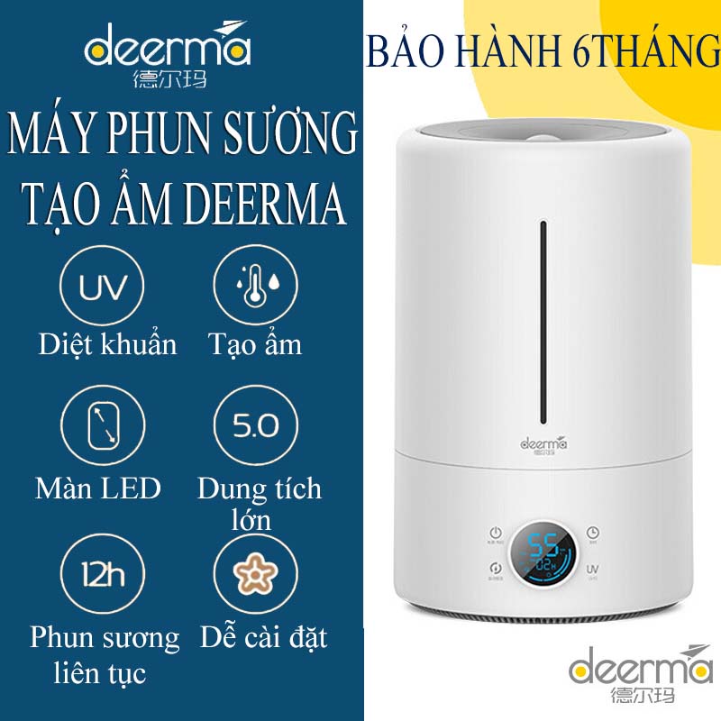 MÁY TẠO ĐỘ ẨM DEERMA F628S - MÁY PHUN SƯƠNG DUNG TÍCH LỚN 5 Lít , DIỆT KHUẨN, KHUẾCH TÁN TINH ...