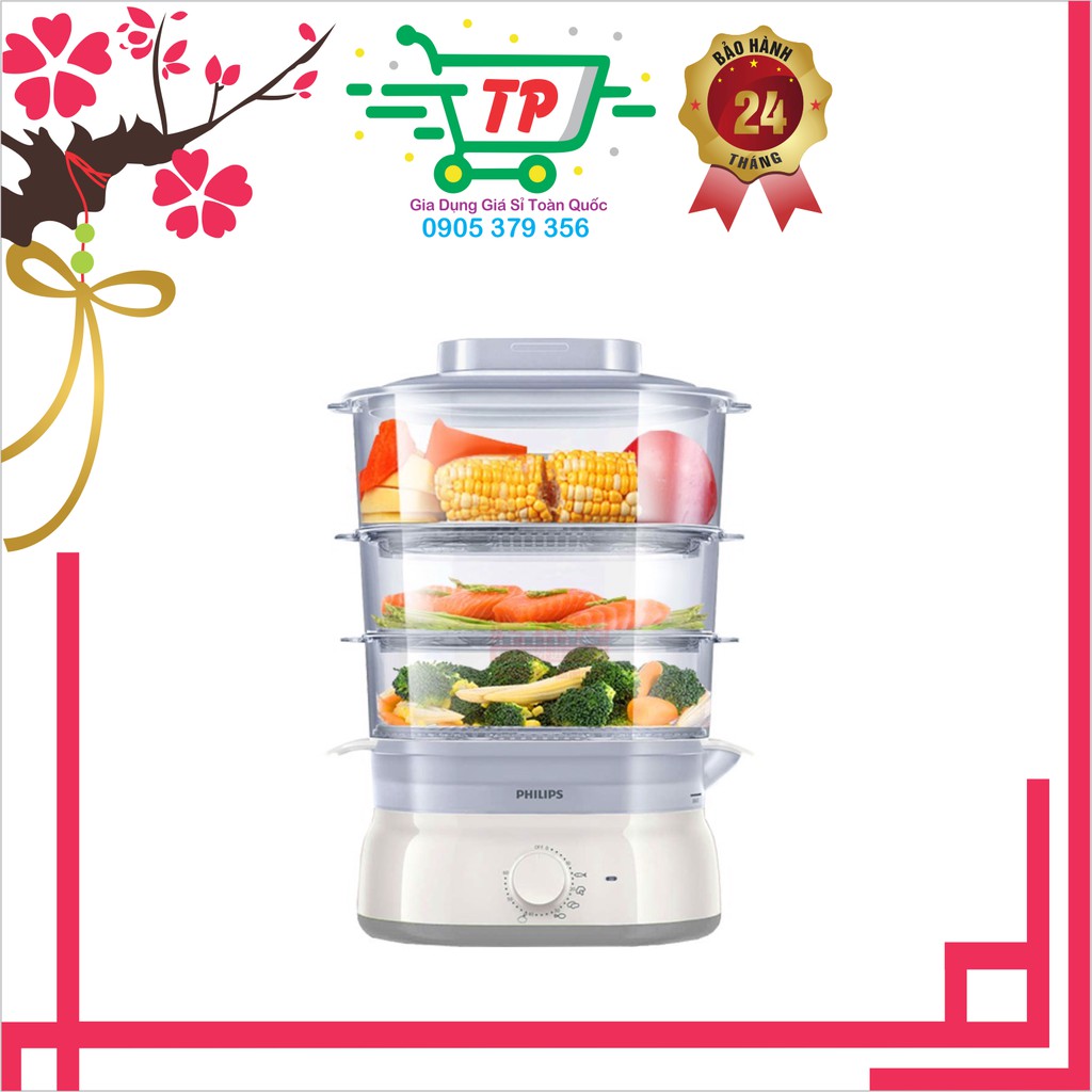 Nồi hấp điện Philips HD9125 | Shopee Việt Nam