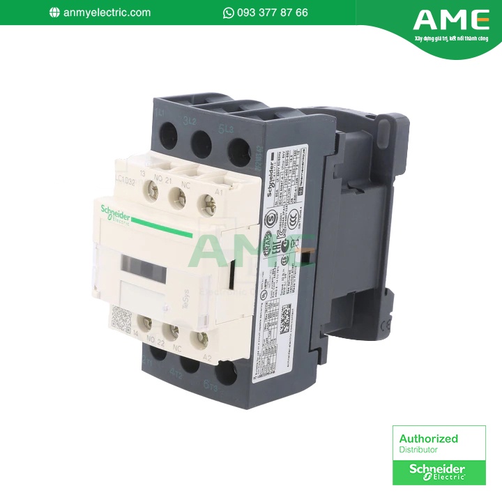 [HÀNG CHÍNH HÃNG] Khởi động từ 3 pha Schneider 9A điện áp 48VAC ...