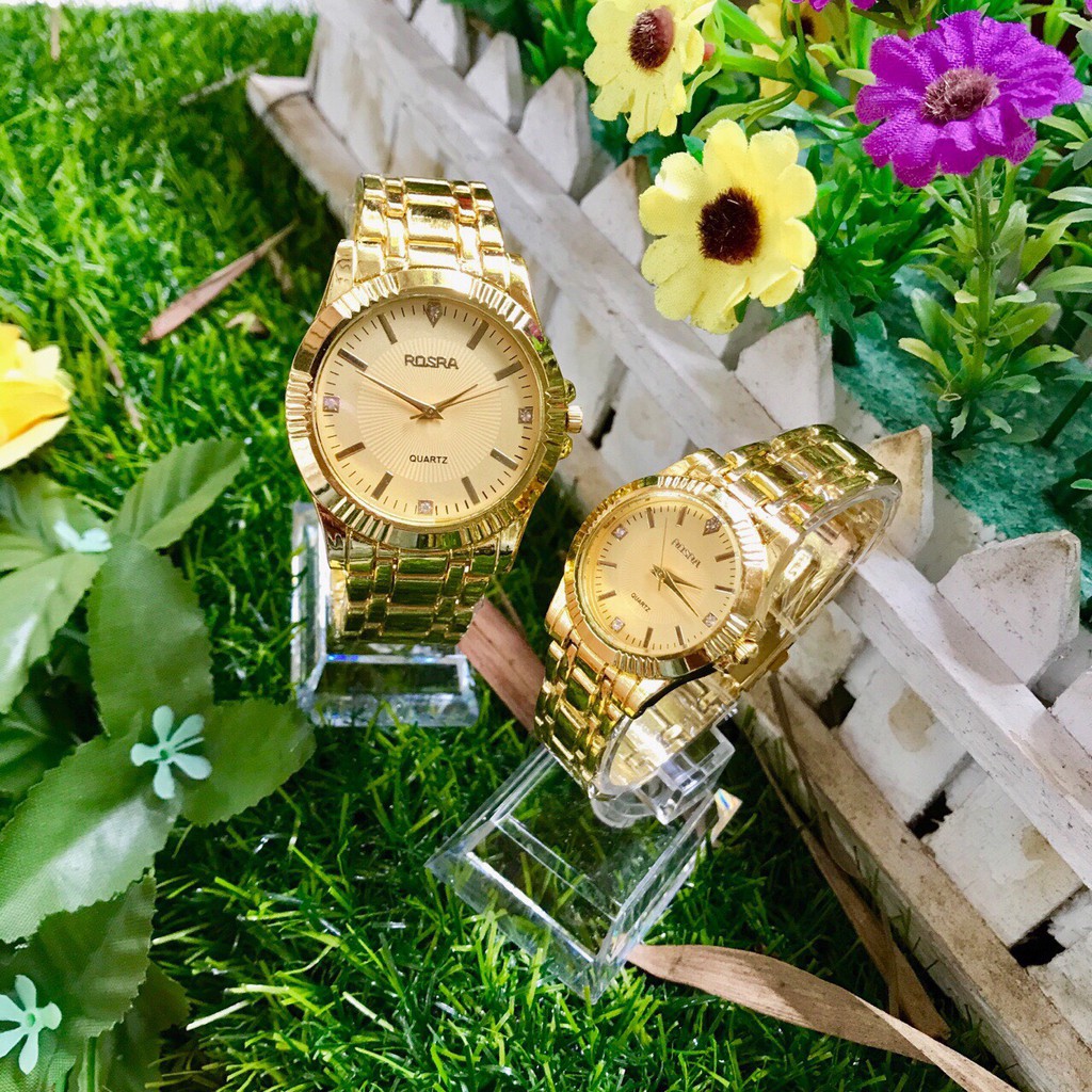 Đồng hồ thời trang nam nữ Rosra dây kim loại H687 | Shopee Việt Nam