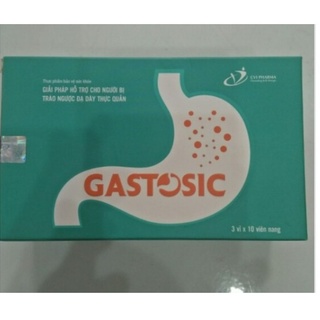 [ Nhà thuốc 085 ] Hộp Viên Uống Hỗ Trợ Trào Ngược Dạ Dày Gastosic Cvi ...