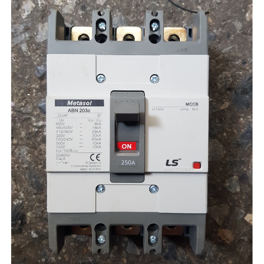 Aptomat MCCB 3P ABN 203C 250A | Shopee Việt Nam