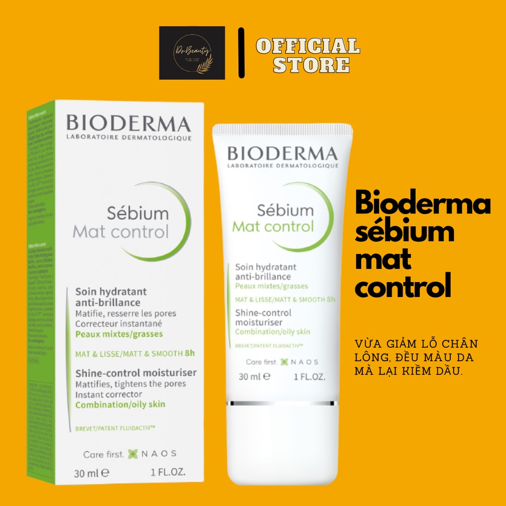Kem dưỡng kiềm dầu Bioderma Sebium Mat Control 30ml | Shopee Việt Nam