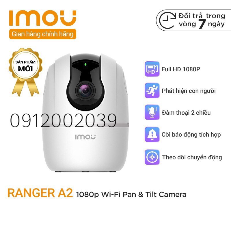 CAMERA WIFI IMOU RANGER 2 A22 - A22EP A2 C22EP - 2MP/ NEW 2021/ CHÍP ...