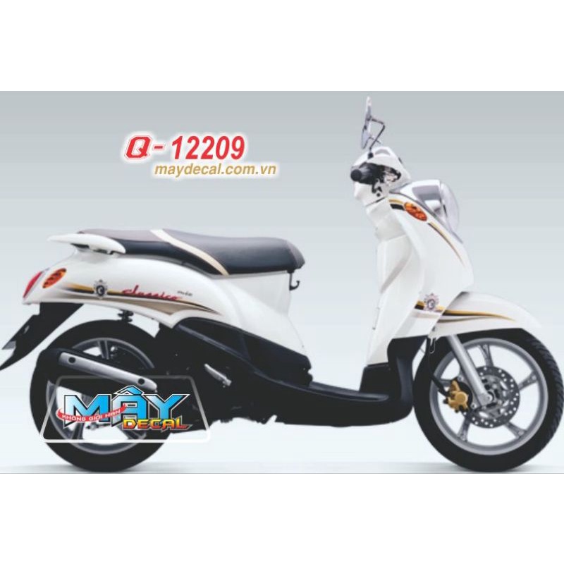 Tem dán xe mio classico . Tem rời 3 lớp bóng đẹp ,cực chất | Shopee ...