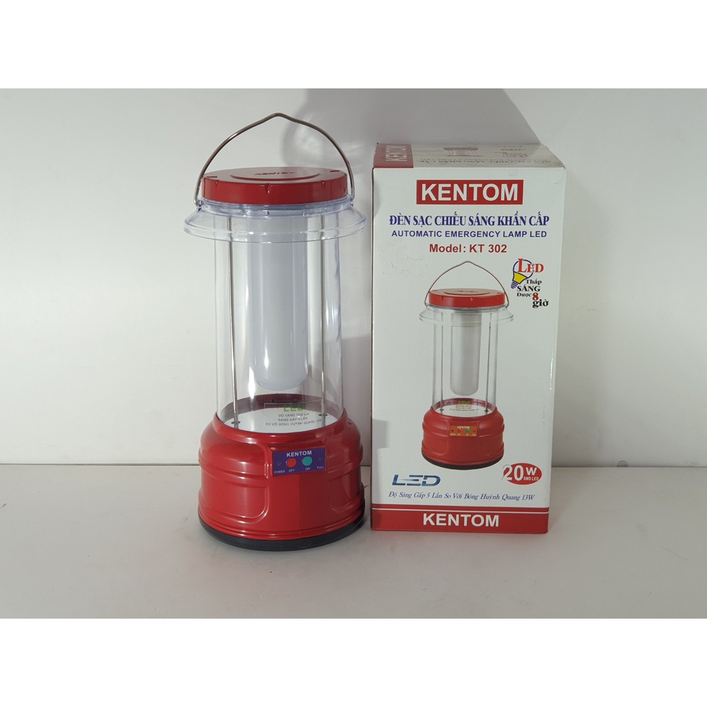 Đèn sạc chiếu sáng khẩn cấp Kentom KT-302 - Điện gia dụng Hoàng Kim | Shopee Việt Nam