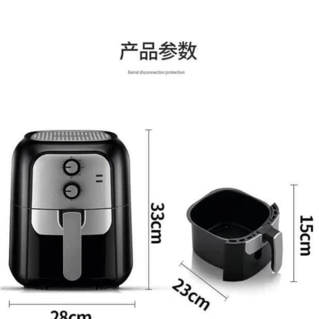 NỒI CHIÊN KHÔNG DẦU HONGXIN 6L | Shopee Việt Nam