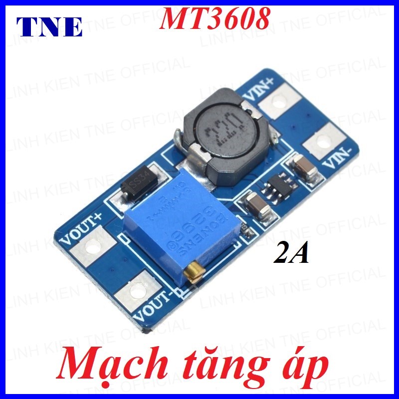 Mạch tăng áp mini MT3608 DC-DC 2A từ 2-24V lên 5-28V | Shopee Việt Nam