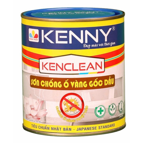 Sơn lót chống ố vàng gốc dầu Kenclean sử dụng trong nhà và ngoài trời ...