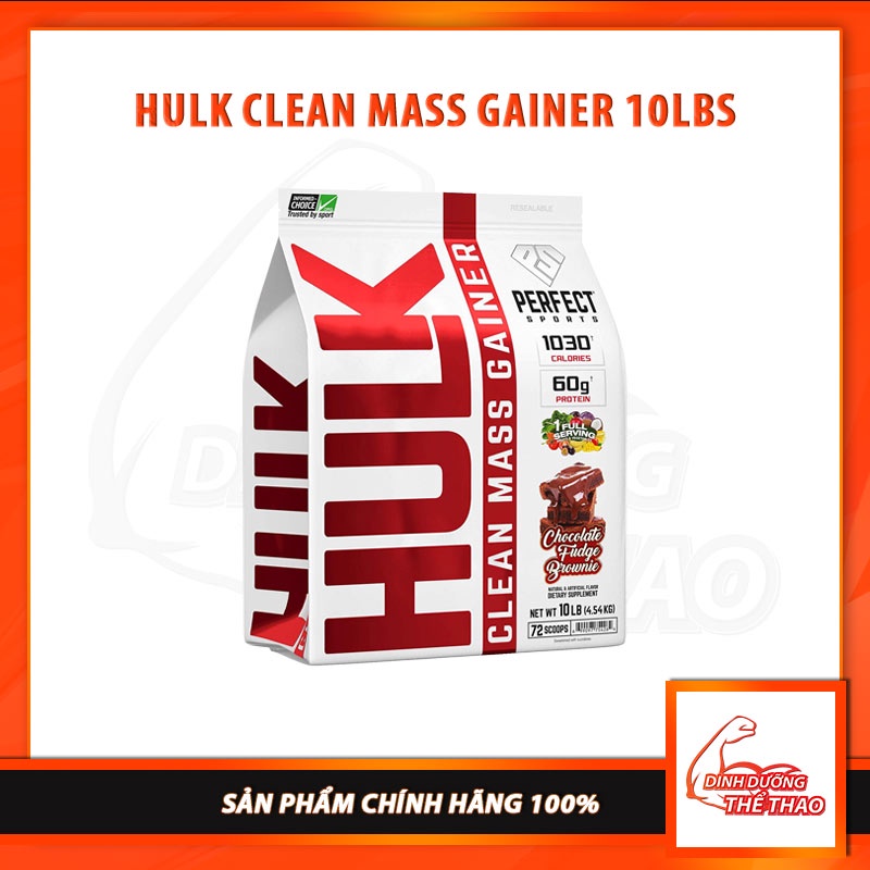 Sữa Dinh Dưỡng Dạng Bột Tăng Cân Nhanh Cho Người Gầy HULK CLEAN MASS ...