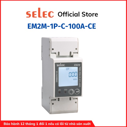 Công tơ điện một pha EM2M-1P-C-100A-CE | Selec | Shopee Việt Nam