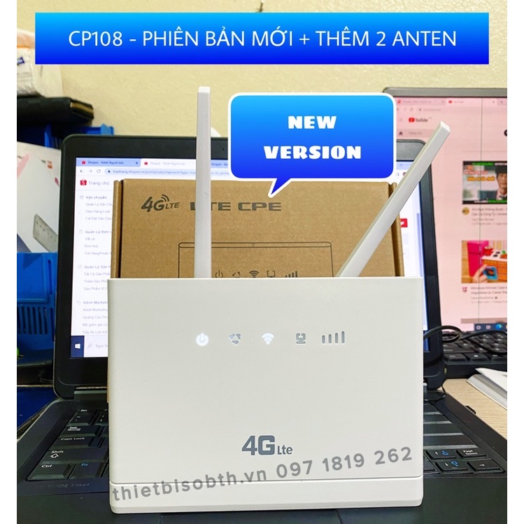 Bộ phát Wifi từ sim 3G/4G LTE 4G CPE – CP108 NEW 2022 tốc độ 300Mbps ...