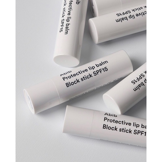 Son dưỡng chống nắng Abib Protective lip balm Block stick SPF15 ...