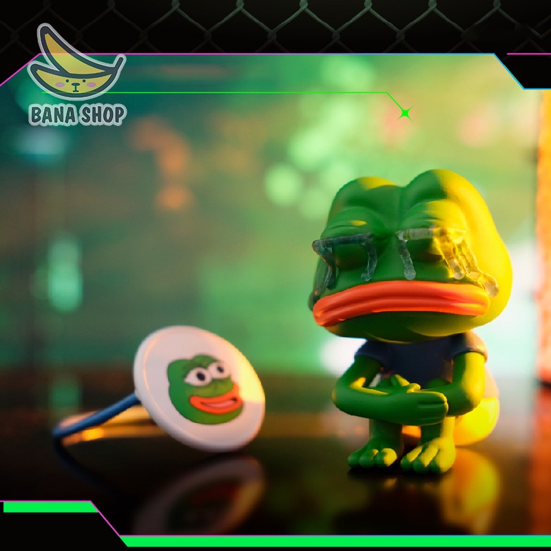 Mô hình figure sưu tầm ếch xanh Pepe sad frog siêu bựa cho vozer ...