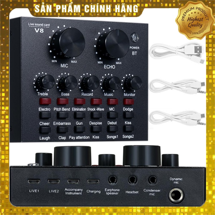 Sound Card V8 Có Bluetooth | Shopee Việt Nam