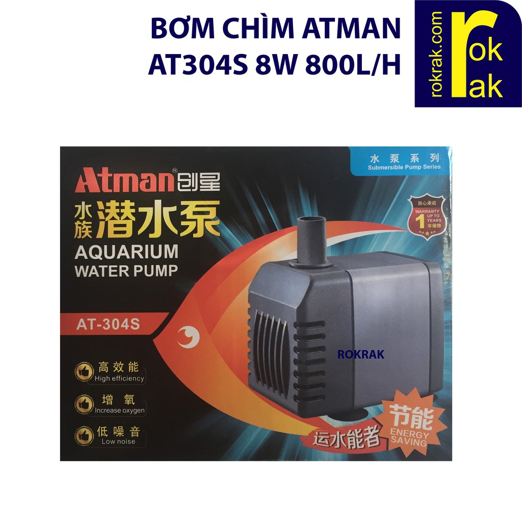 Máy bơm 800 L/H | Atman AT 304s 304 | EBANG EB 304 | YEE YHY 303 tiết ...