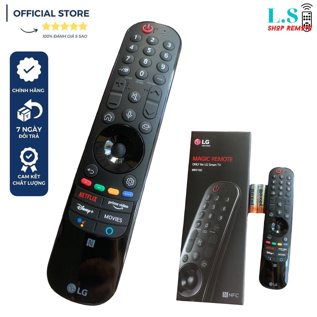 Điều khiển tivi LG giọng nói AN-MR21GC Hàng chính hãng theo máy, remote ...