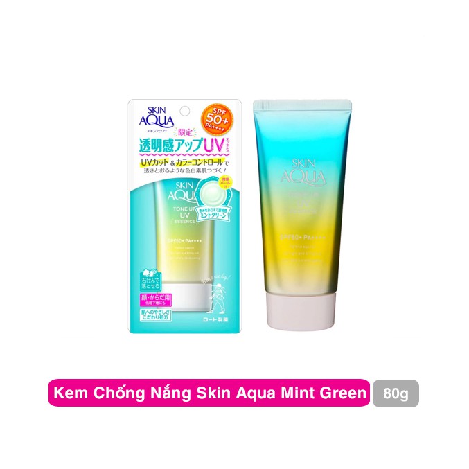 Kem Chống Nắng Skin Aqua UV Mint Green Cho Da Dầu Mụn - Nhạy Cảm 80G ...