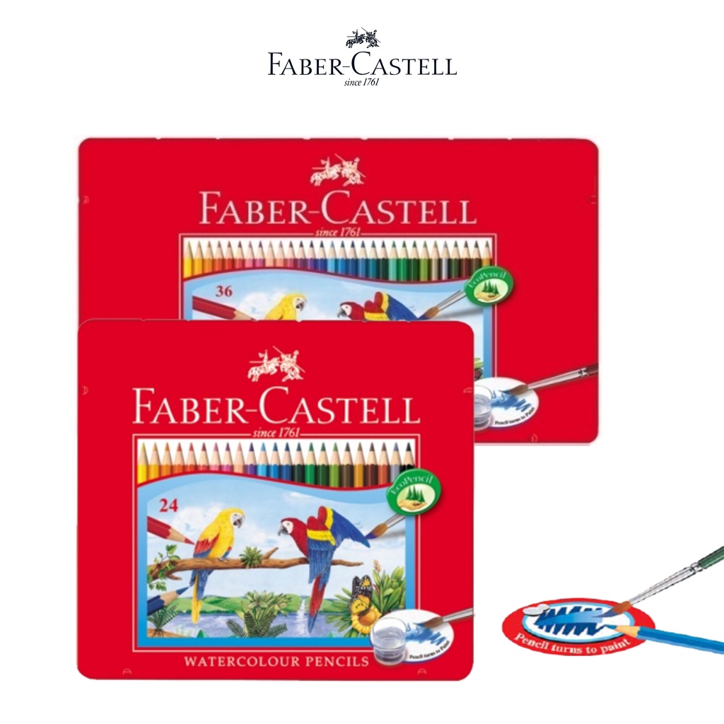 [OFFICIAL] Chì Màu Nước RL WS Parrot Faber-Castell - 24/36 Màu Dài (HỘP ...