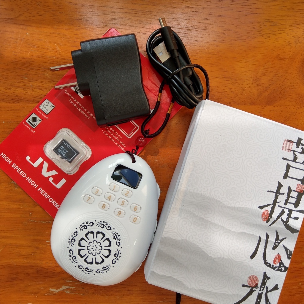 Máy Niệm Phật Mini 28B, Loa Giọt Nước Có Dây Đeo Cổ, Nghe Thẻ Nhớ, Nhạc ...