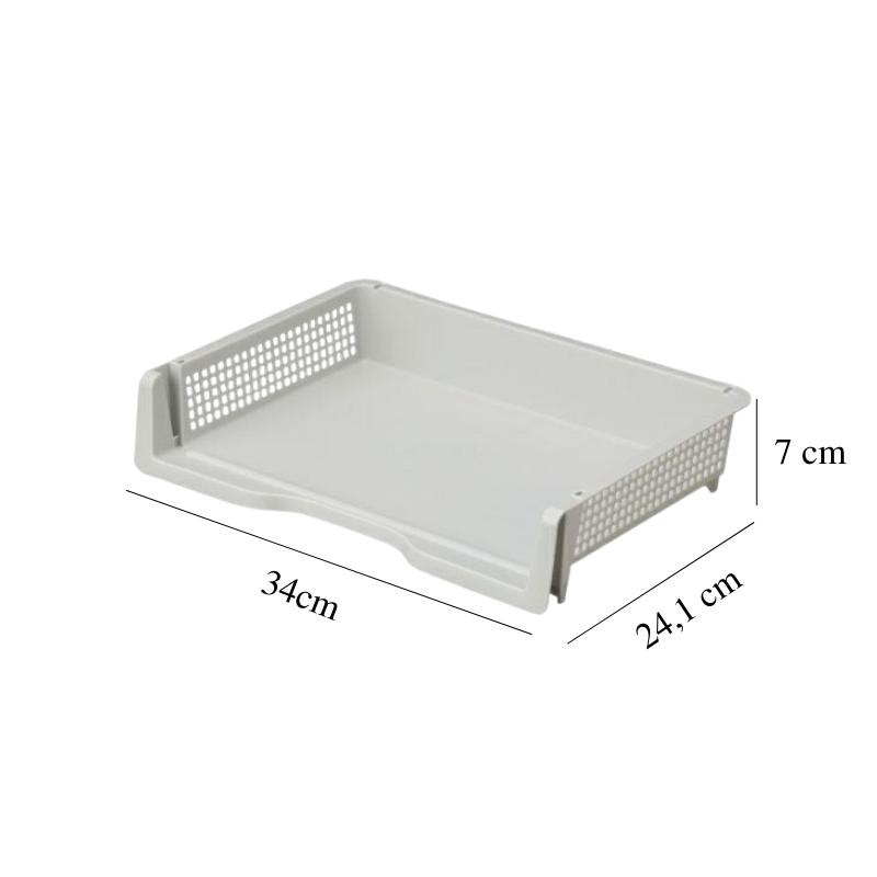 Khay đựng tài liệu A4 khay văn phòng có thể xếp chồng Inomata hàng nội ...