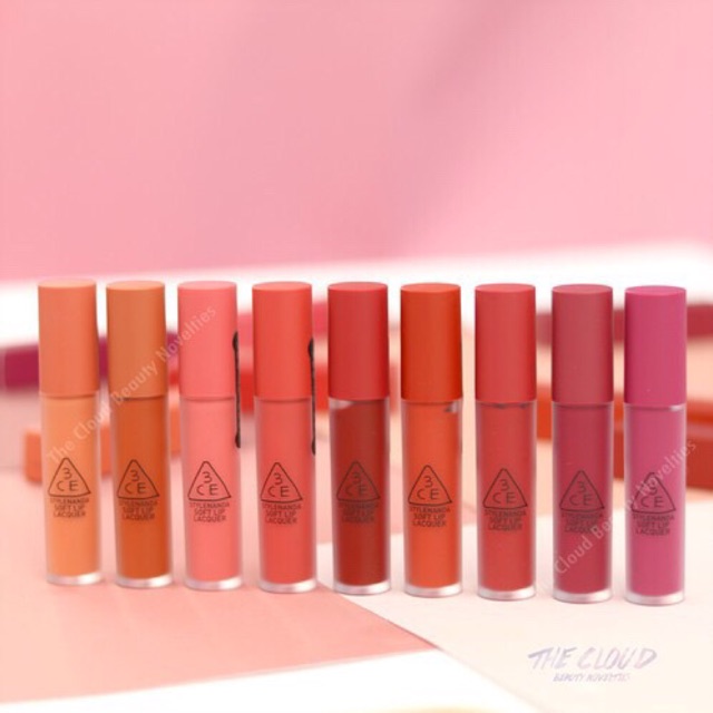 Son 3CE Kem Soft Lip Lacquer | Shopee Việt Nam