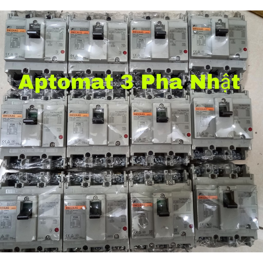 APTOMAT MCB 3 PHA NHẬT 15A BO | Shopee Việt Nam