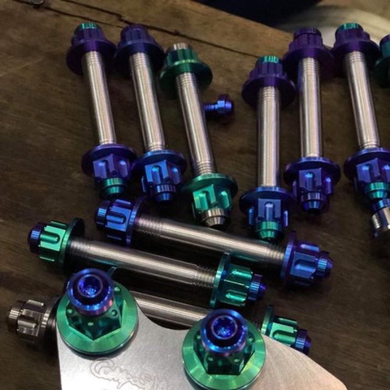 combo cốt inox 304 và tán ốc titan gr5 gắn phuộc winner sonic satria ...