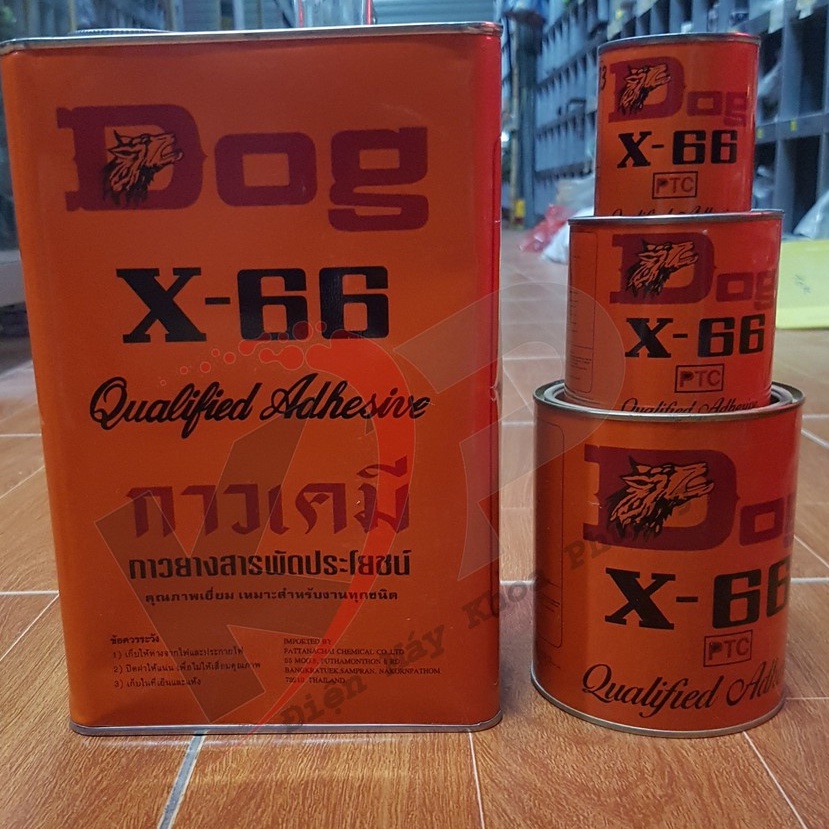 Keo con chó X66 Dog, keo dán đa năng, dán đồ nội thất, giày da, vải ...