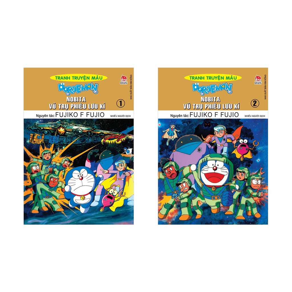 Sách - Doraemon tranh truyện màu - Nobita vũ trụ phiêu lưu kí - Trọn bộ ...