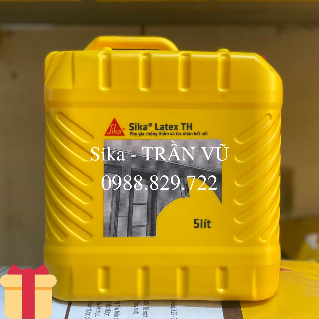 Sika Latex TH can 5 lít - Phụ gia chống thấm và tác nhân kết nối Sika TRẦN VŨ | Shopee Việt Nam
