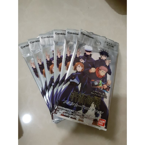THẺ NHÂN PHẨM JJK- CLEAR / METAL CARD Jujutsu Kaisen vol1/ Pack nhân ...