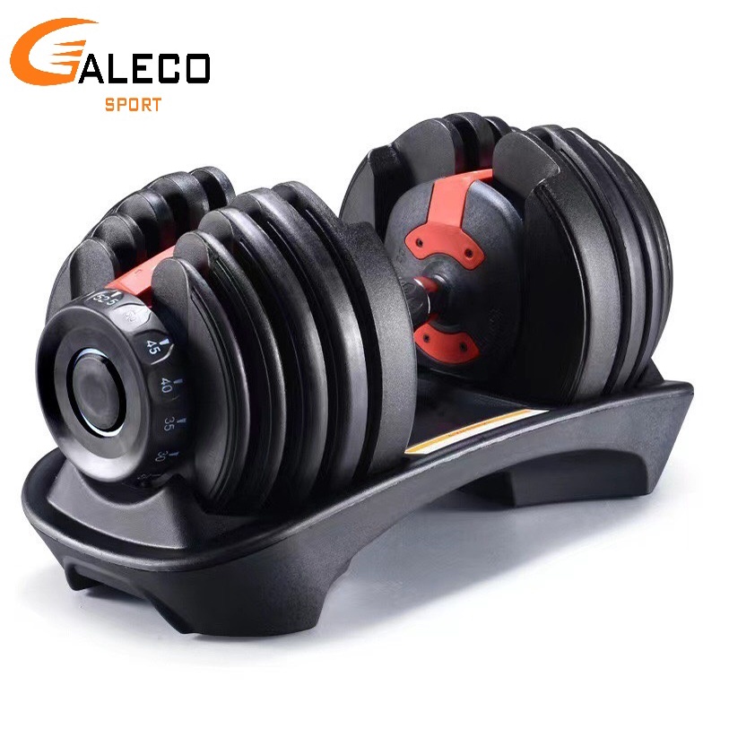 Bộ Tạ Tay Điều Chỉnh Khóa Số Tự Động 24kg Cao Cấp(1 Bên)CÓ KHAY ĐỰNG ...