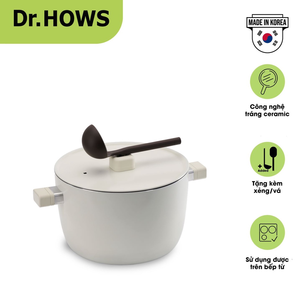 Nồi hầm chống dính Dr.HOWS Lumi Stock Pot 26 cm | Shopee Việt Nam